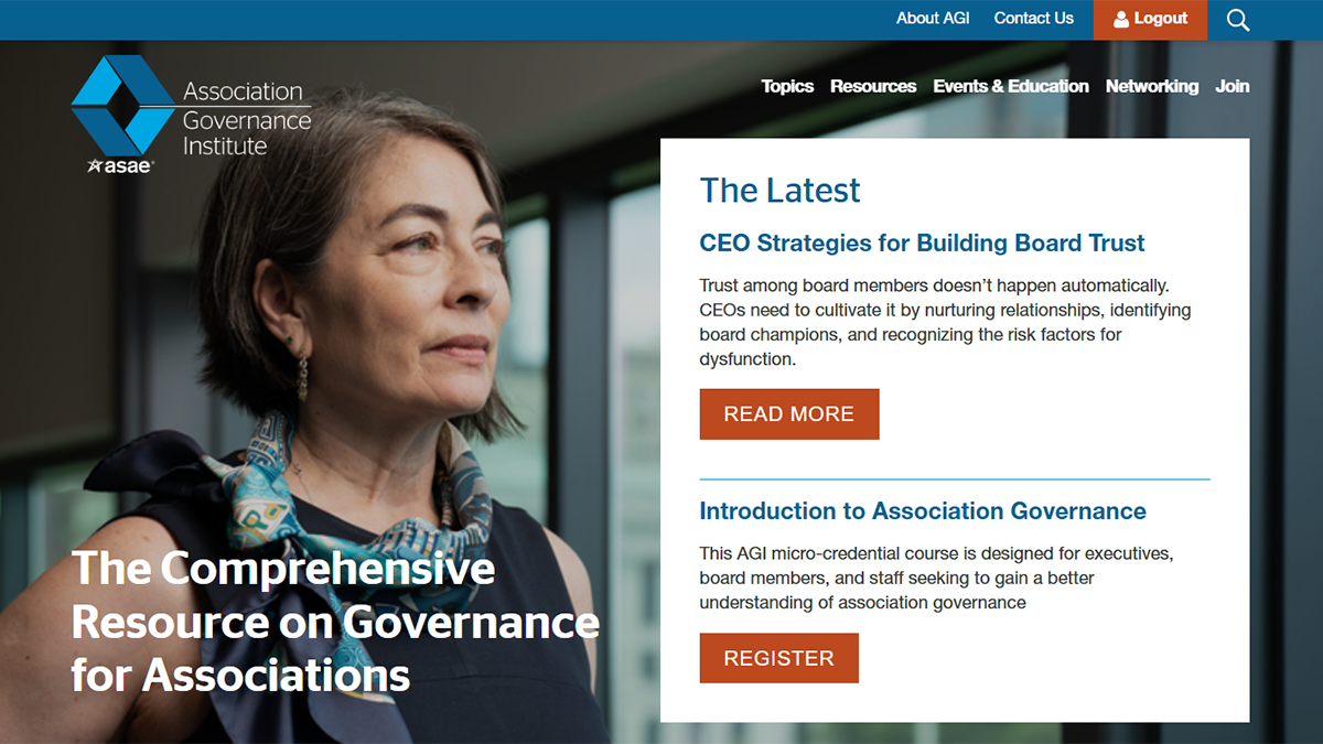 Full Calendar - ASAE Association Governance Institute